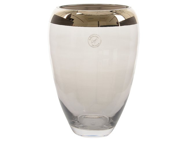 Kaemingk Glasvase mit Dekorand 30cm rosegold kaufen | homeliving.de