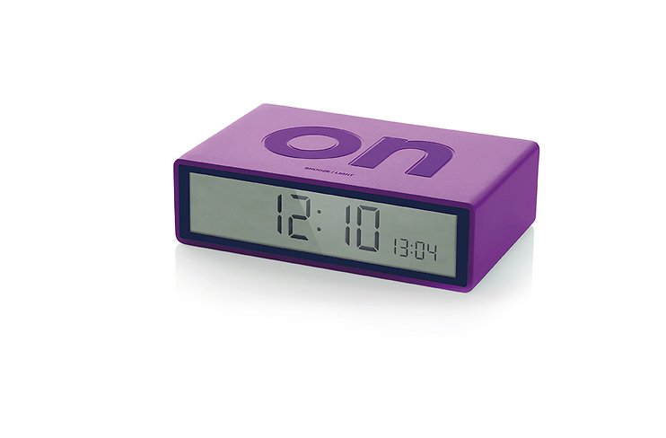Lexon LCD Wecker FLIP lila kaufen | homeliving.de